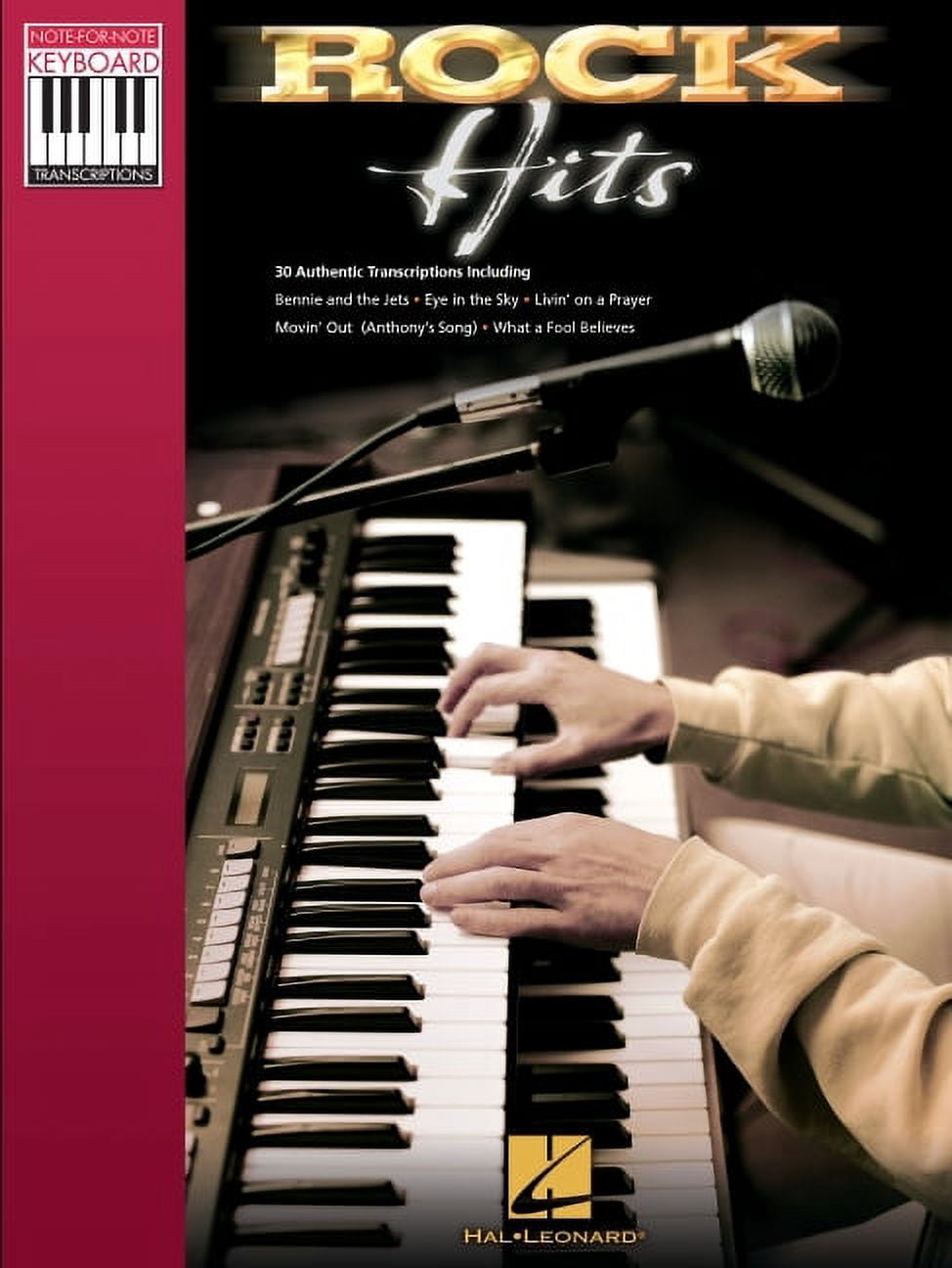 Note-For-Note Keyboard Transcriptions Rock Hits, (Paperback) - Walmart.com