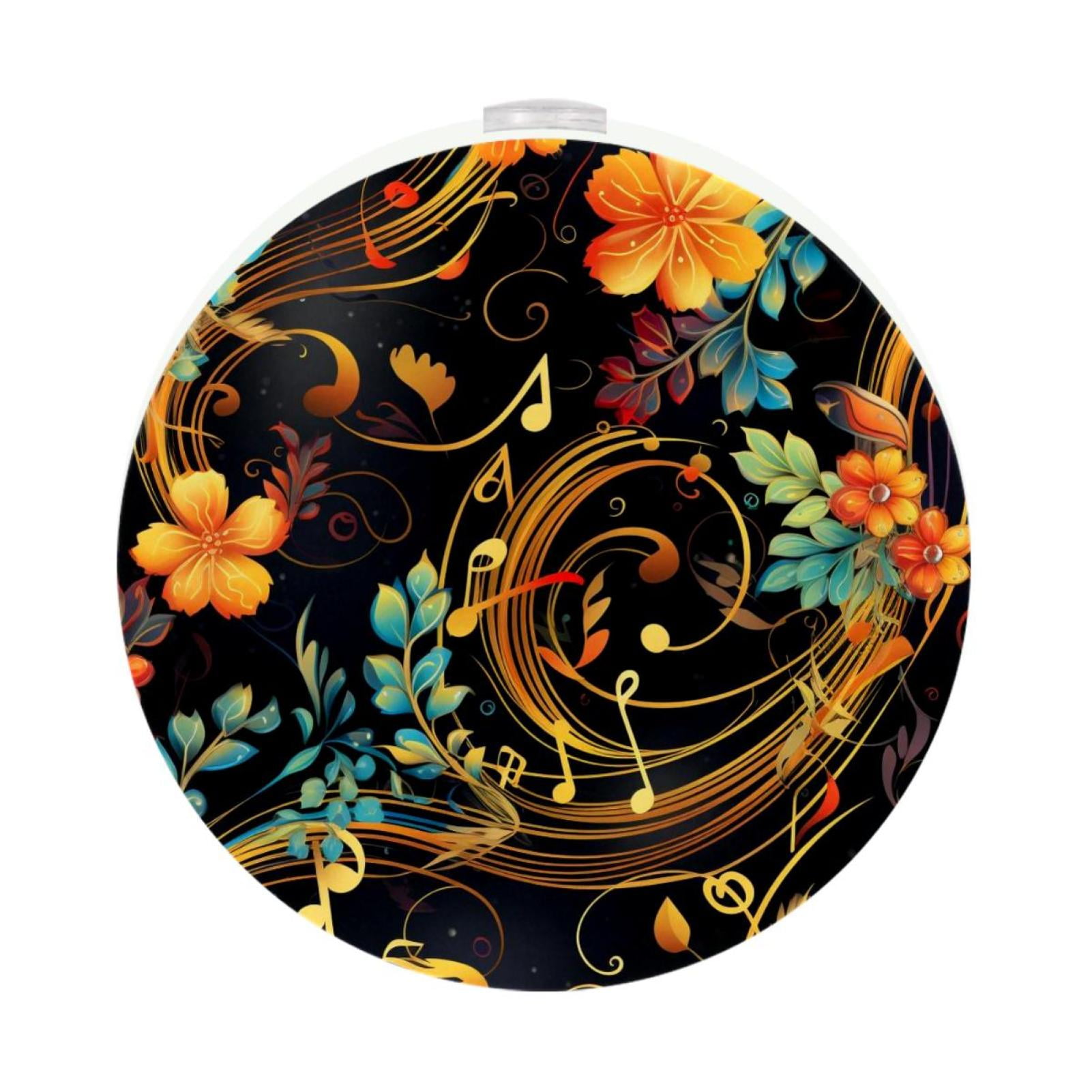 Note LED Round Night Light (2PCS) – Energy Efficient Plug-in Lamp with ...