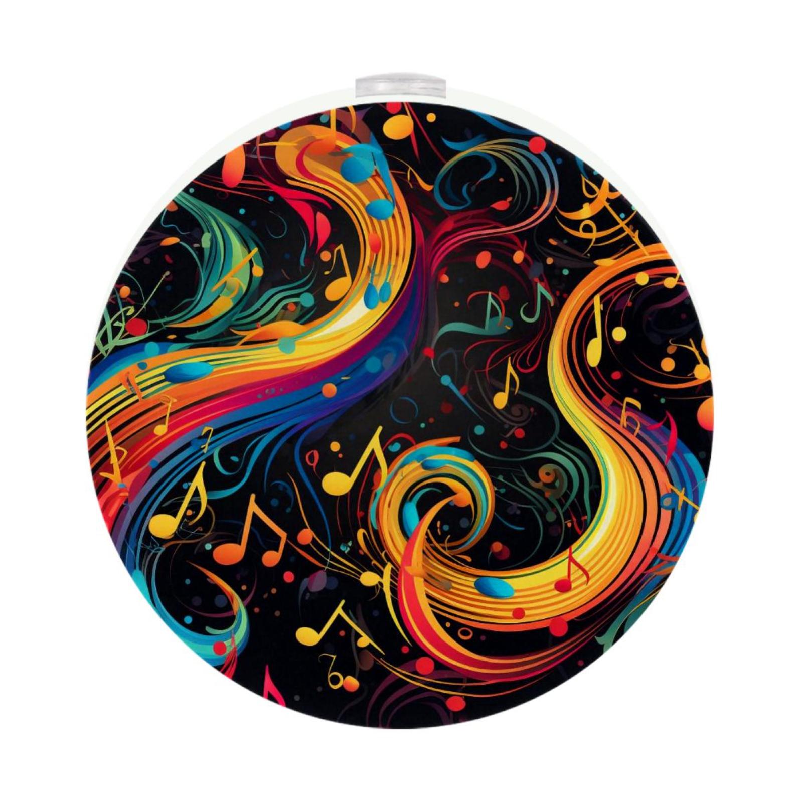 Note LED Round Night Light-2PCS, Motion Sensor Plug-in Nightlight ...