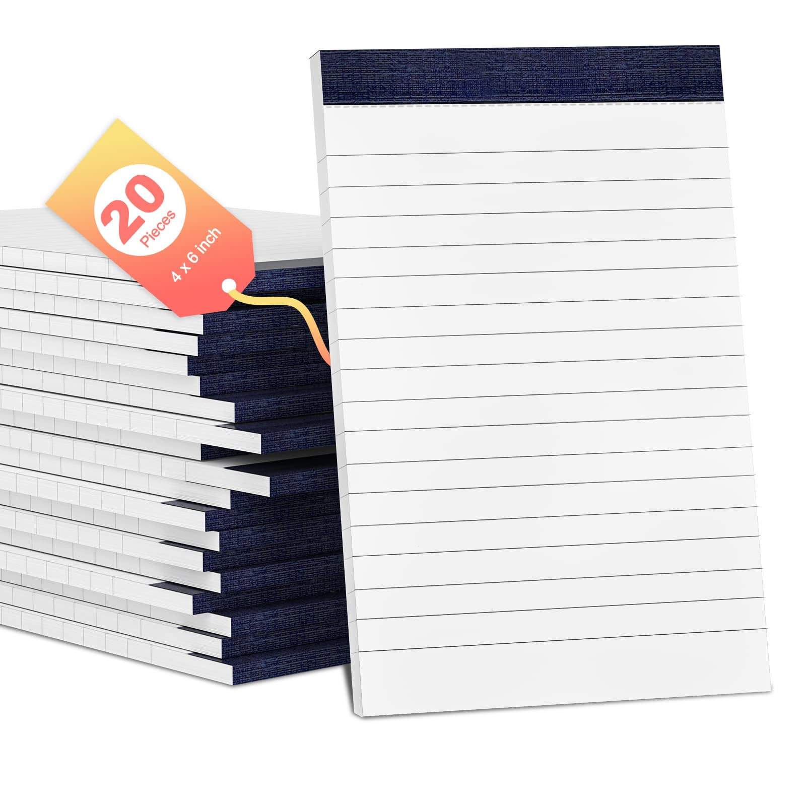 Note Pads 4x6 In Lined Writing Notepad for Office Supplies College ...