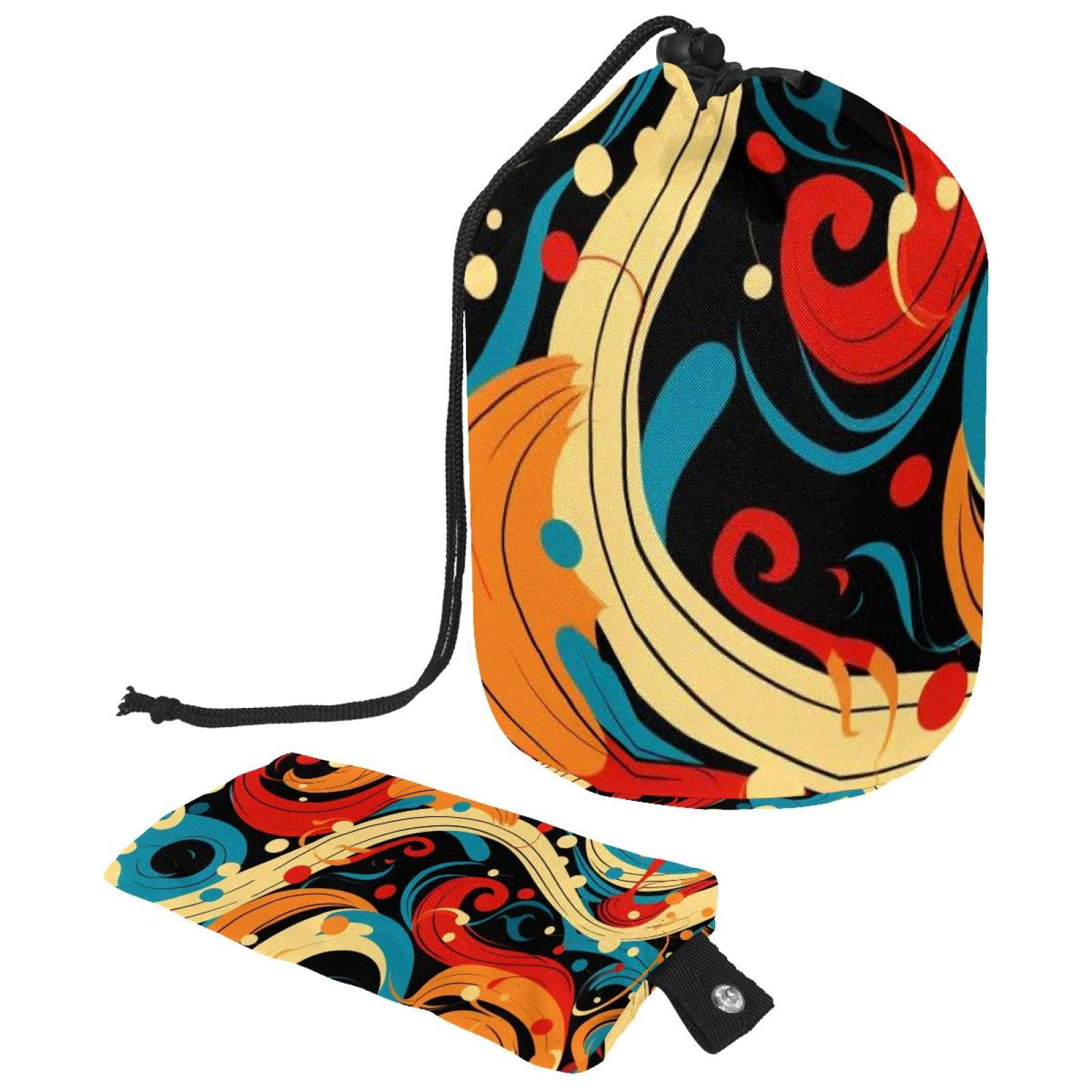 Note Portable Drawstring Foldable Travel Wash Bag with Mesh, Laundry ...