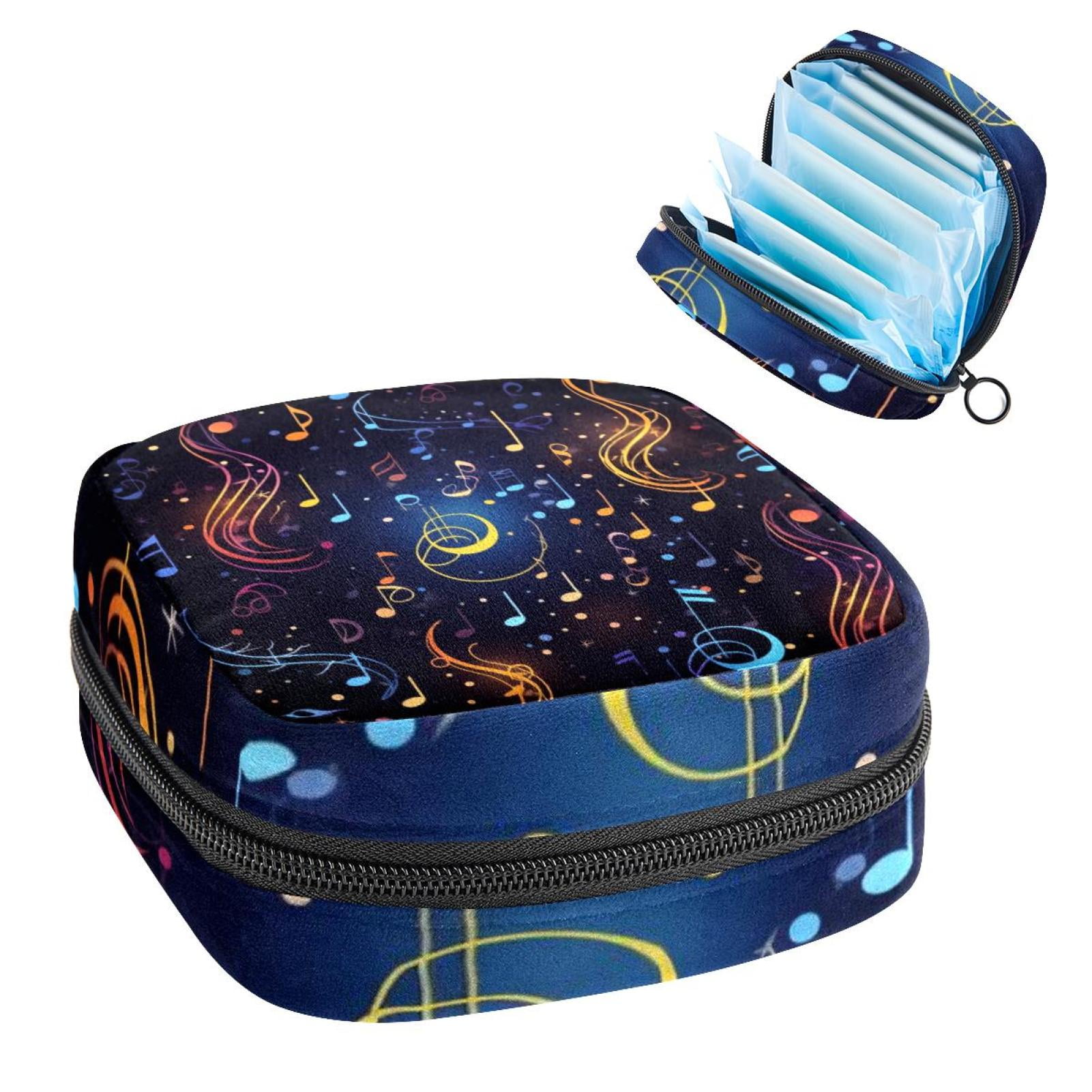 Note Sanitary Napkin Pouch Bag with Plush Fabric, Sponge, and Oxford ...