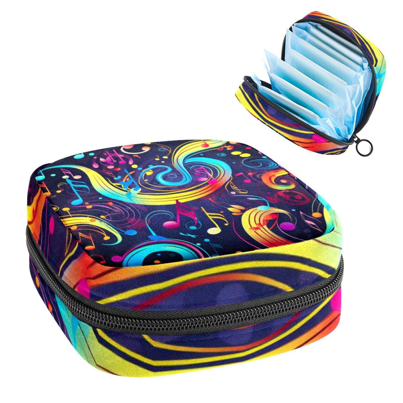 Note Sanitary Napkin Pouch Bag with Plush Fabric, Sponge, and Oxford ...