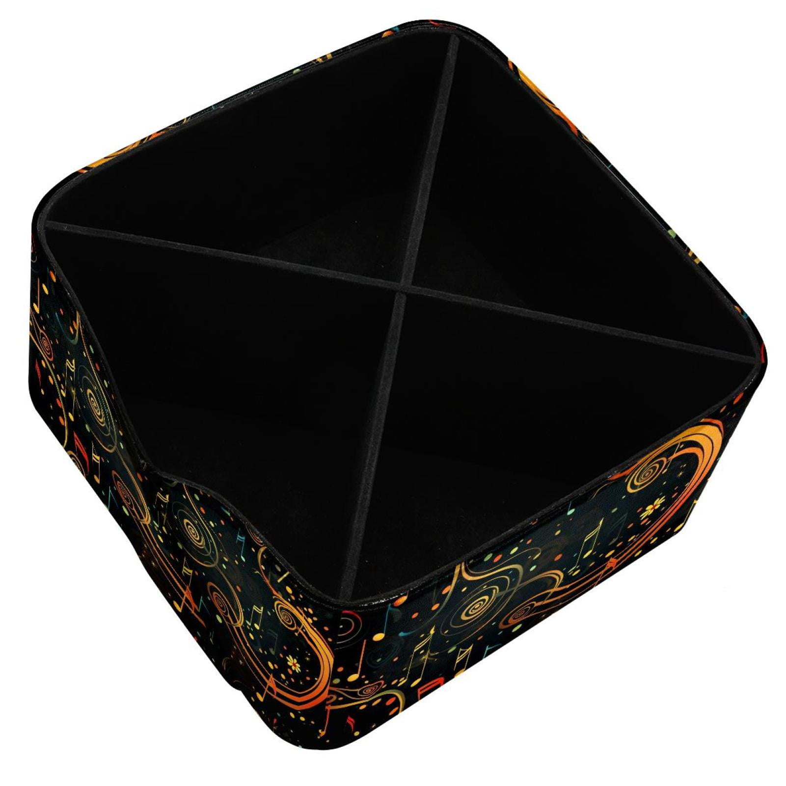 Note Square Pen Case Pencil Holder with 4 Compartments, Removable ...