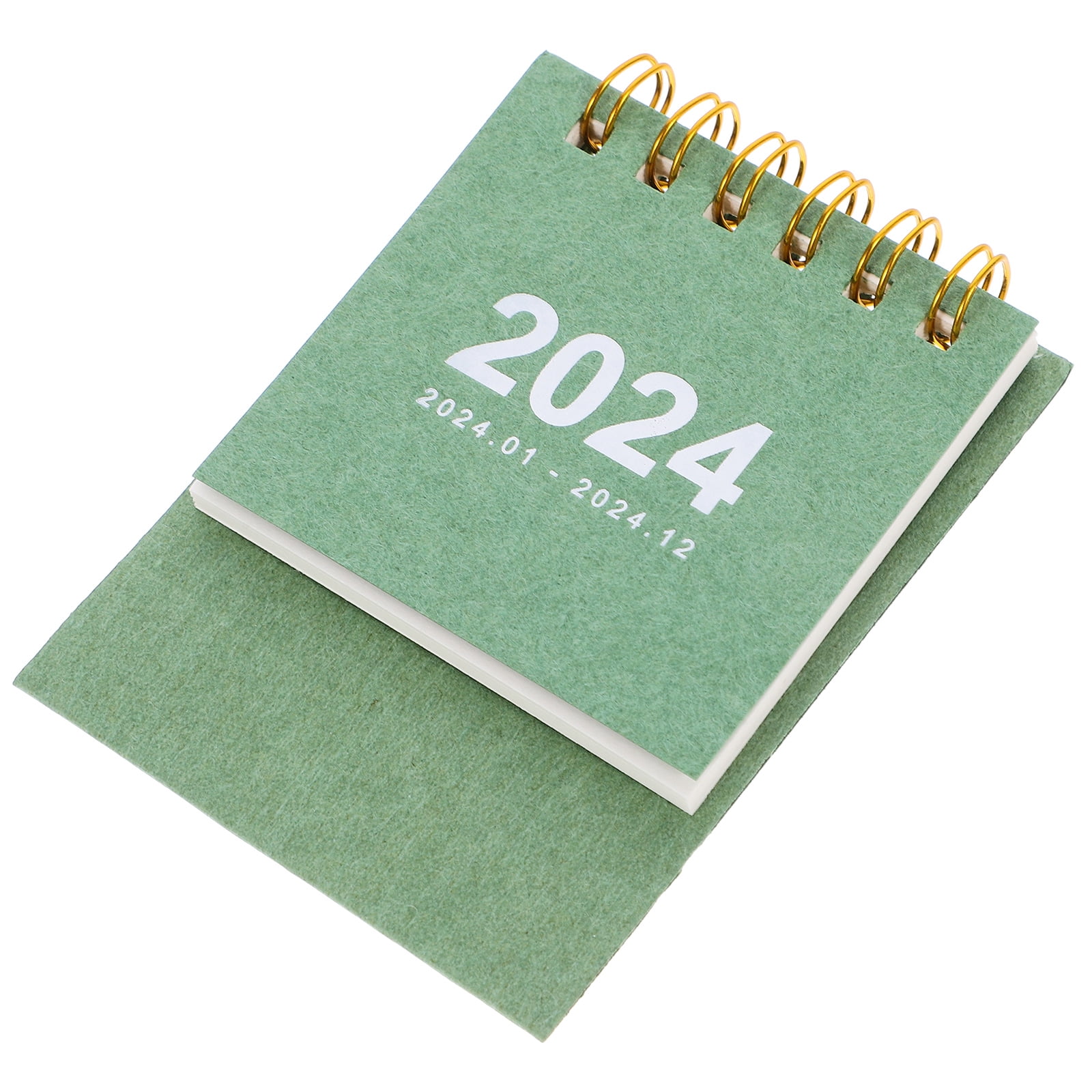 Note Standing Calendar Mini Daily Calendars 2024 Student Green ...
