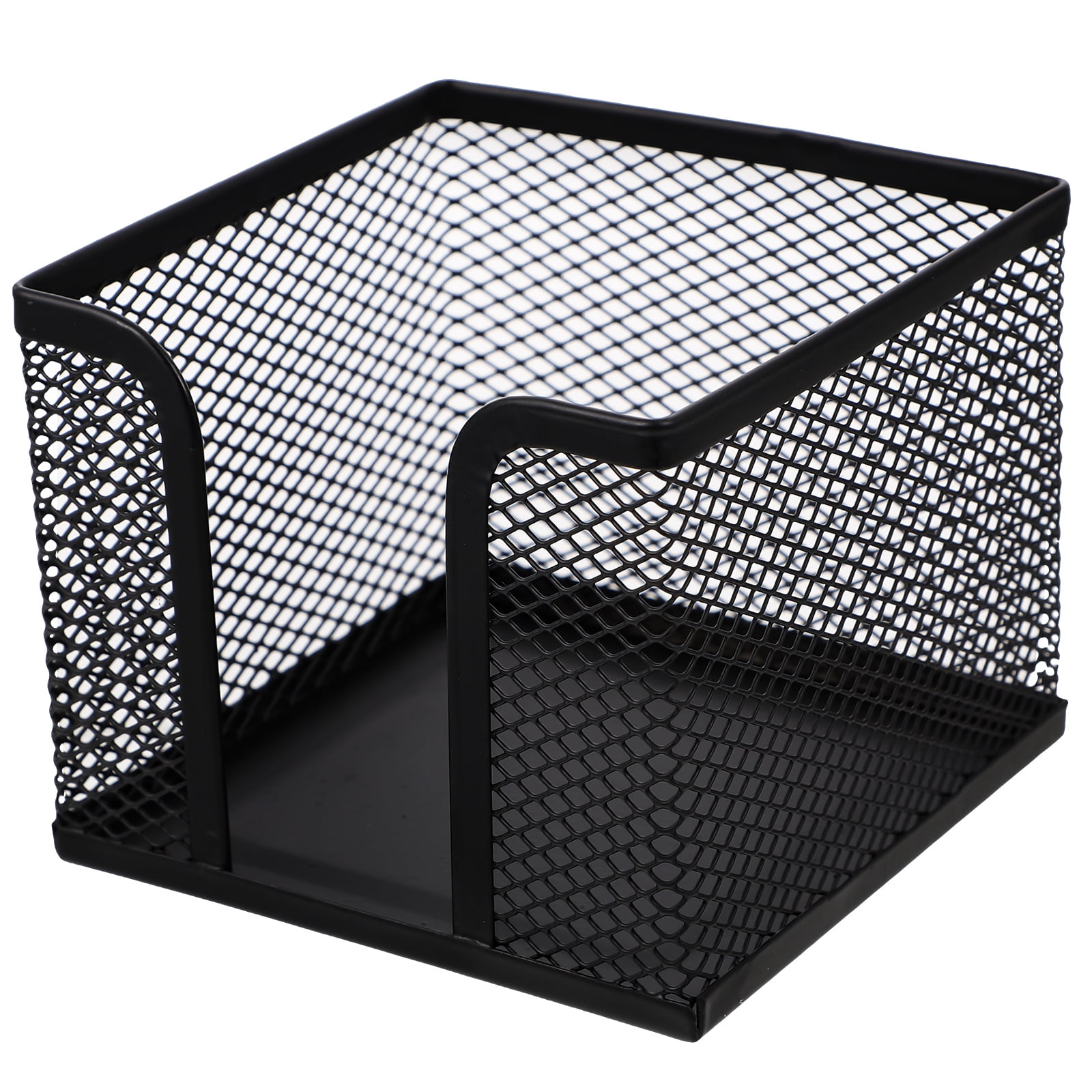 UKCOCO Black Metal Memo Papers Case Notepad Holder Organizer for Office ...