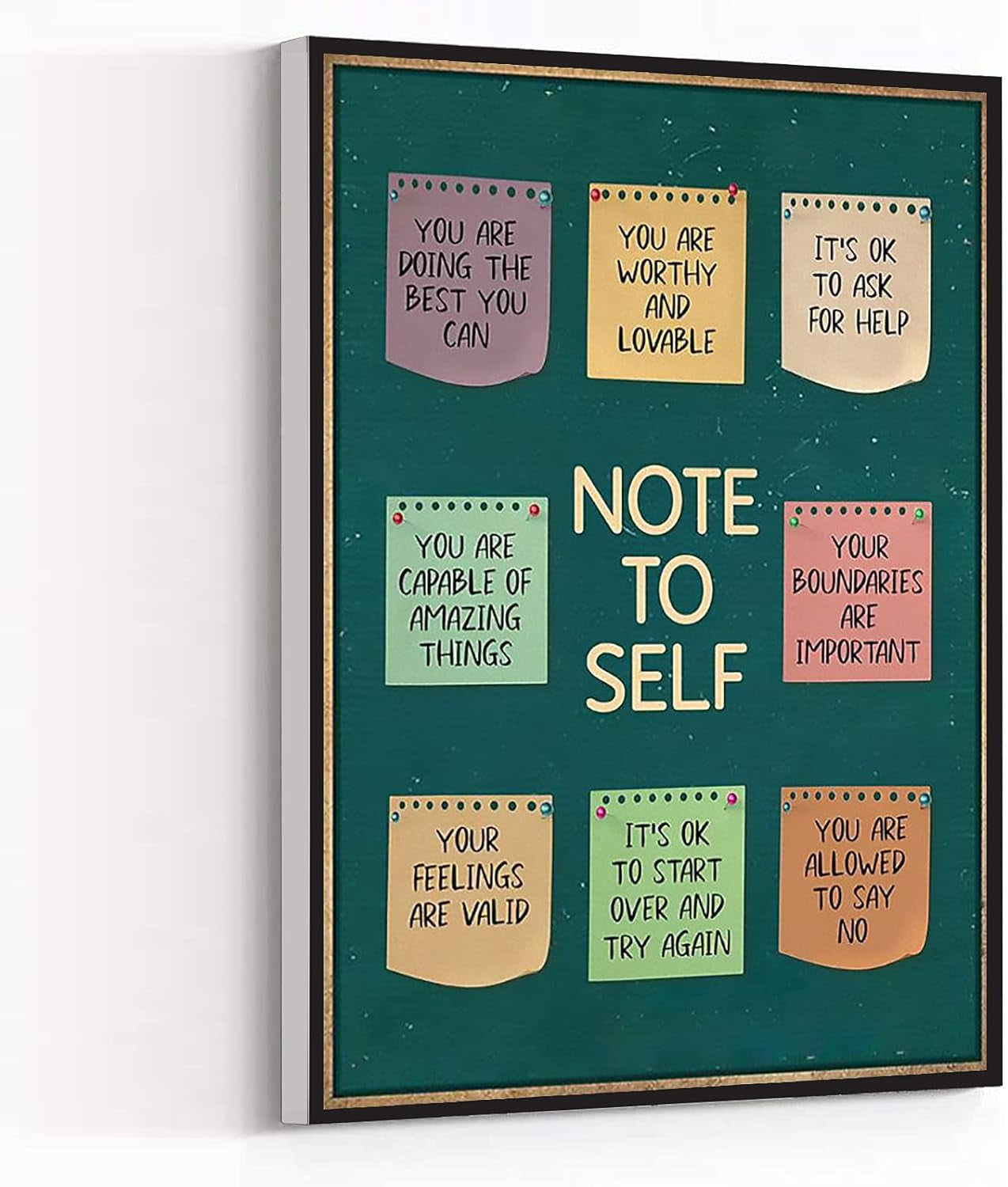 Note To Self Poster,Mental Health Poster,Therapist Office Poster ...