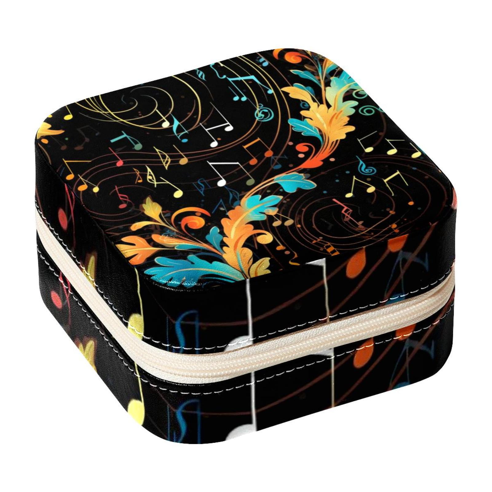 Note Travel Portable Square Jewelry Box - Bracelet Holder and Jewelry ...