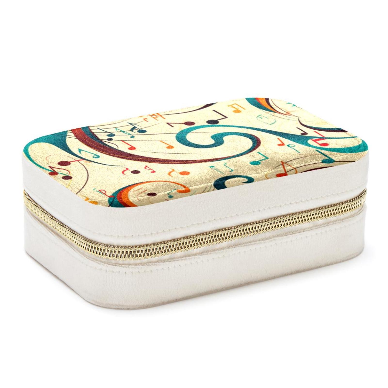 Note Velvet Portable Travel Organizer Box with Removable Compartment ...