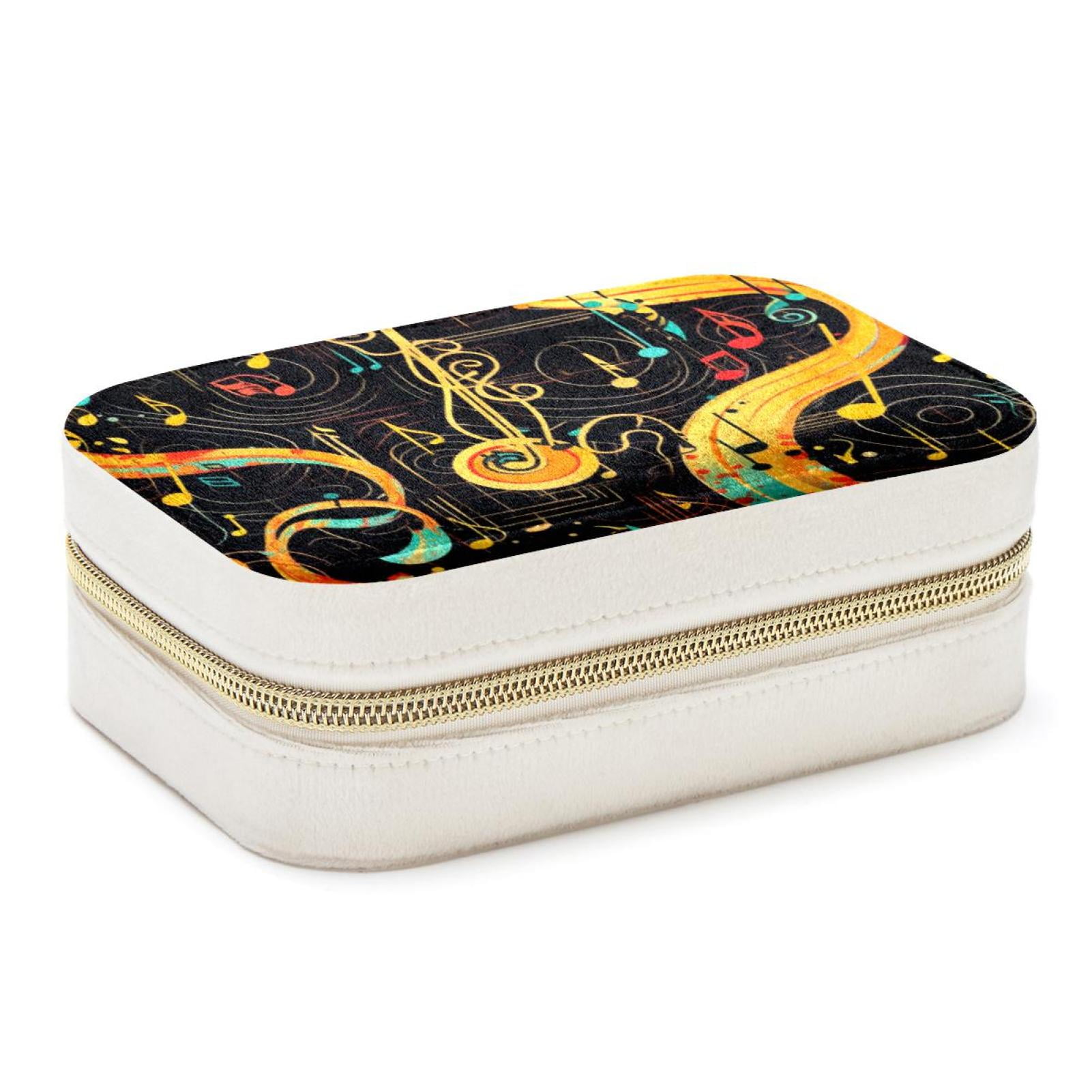 Note Velvet Portable Travel Organizer Box with Removable Compartment ...