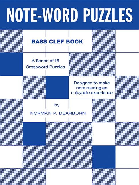 Note-Word Puzzles: Bass Clef - Walmart.com