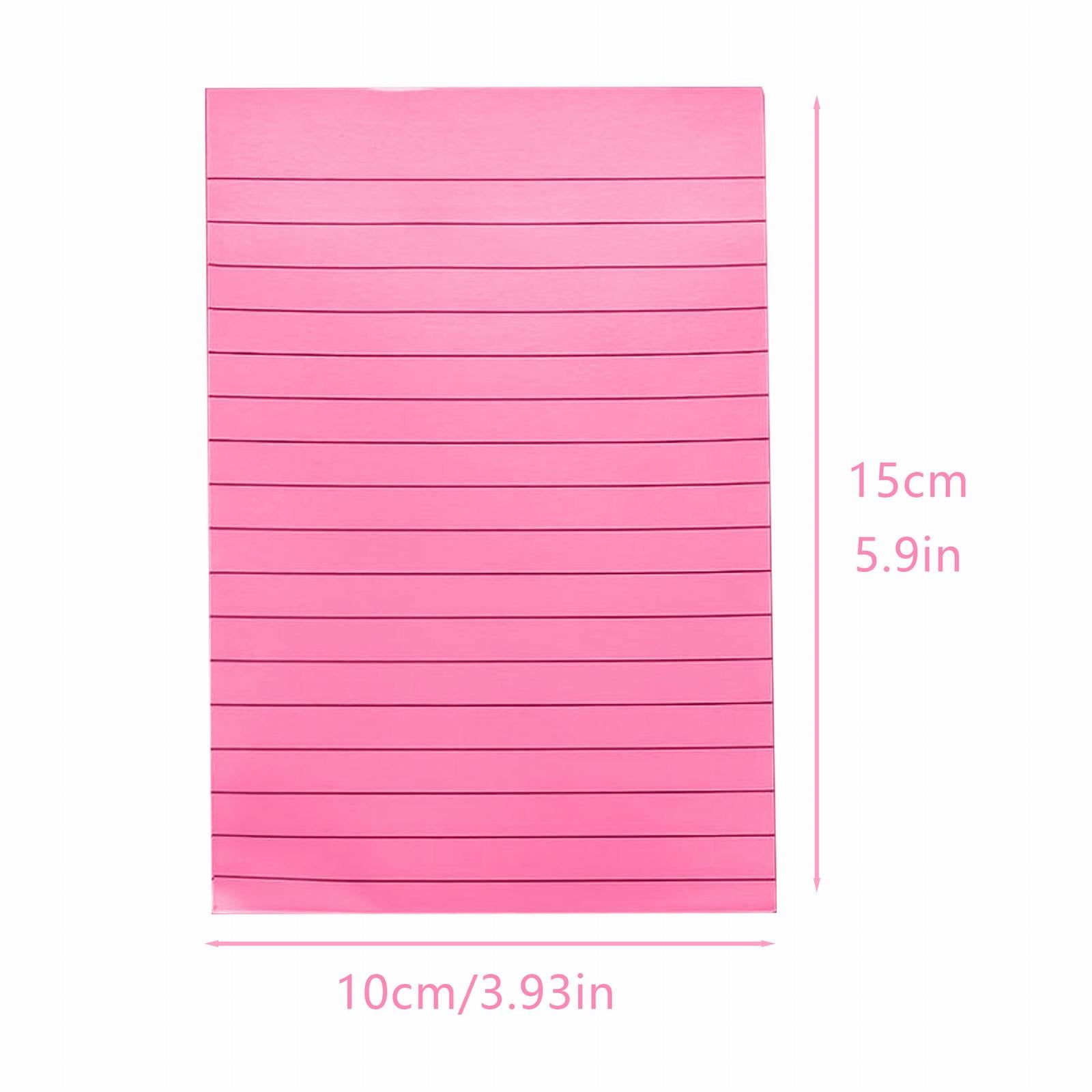 Note X1 1 Pads Lined Sticky Notes 4X6 Sticky Notes with Lines Self ...