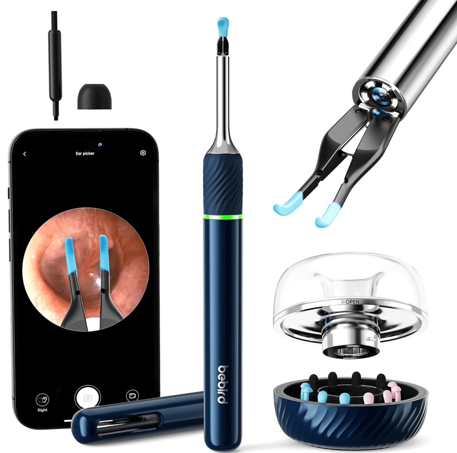 Note5 Pro Visual Smart 10 Megapixel HD Ear Wax Removal Endoscope Camera ...