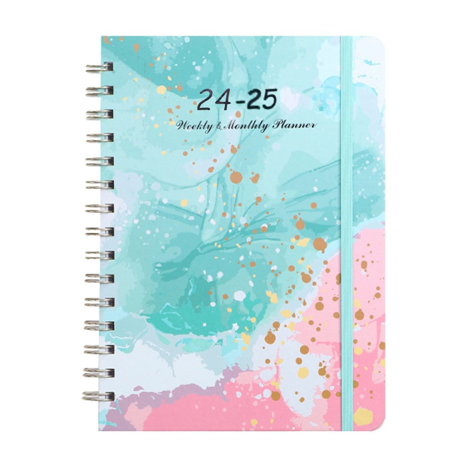 Notebook 2024 Personalized Weekly And Monthly Planner Flower Schedule ...
