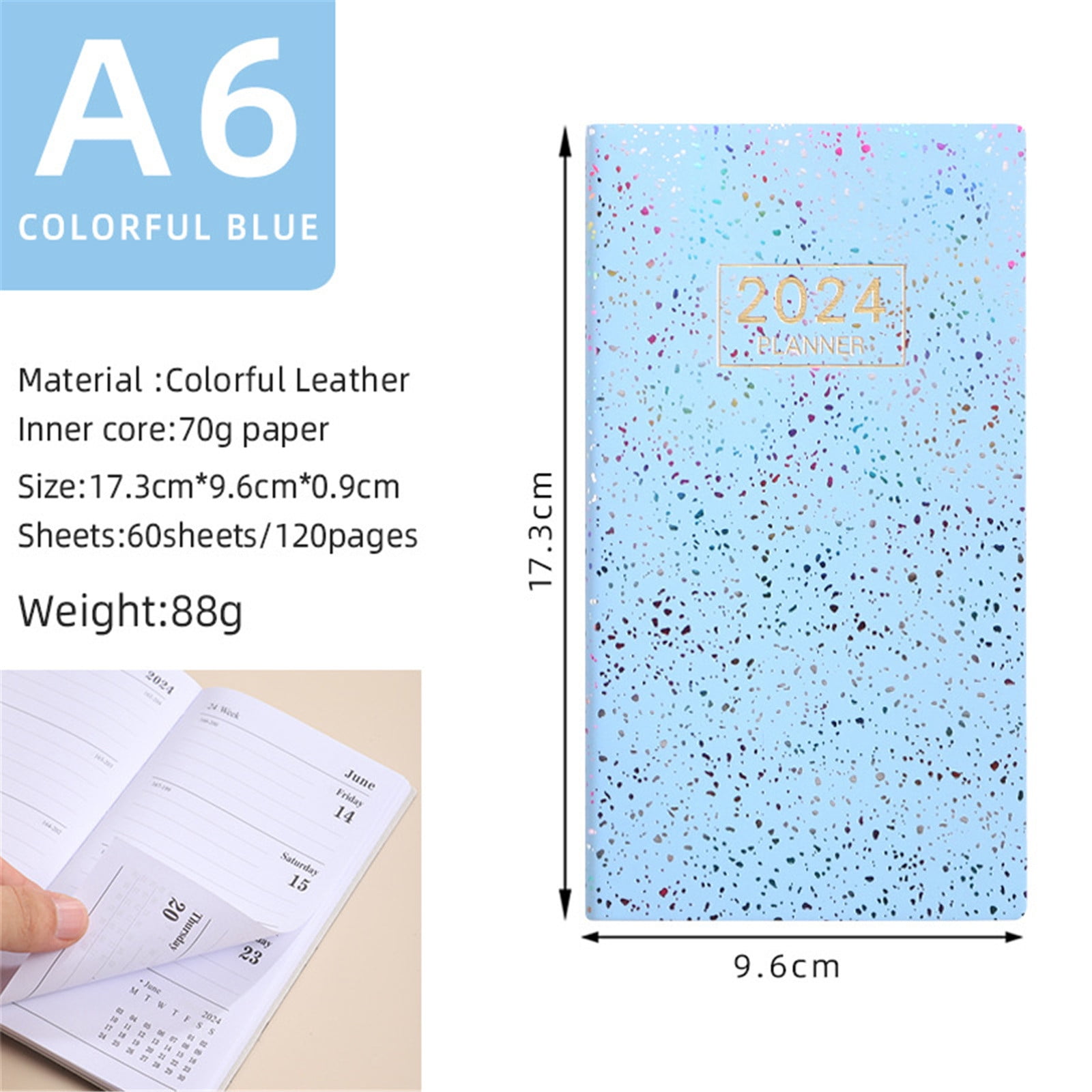 Notebook,Daily Planner Undated - A6 To Do List Notebook Schedules ...