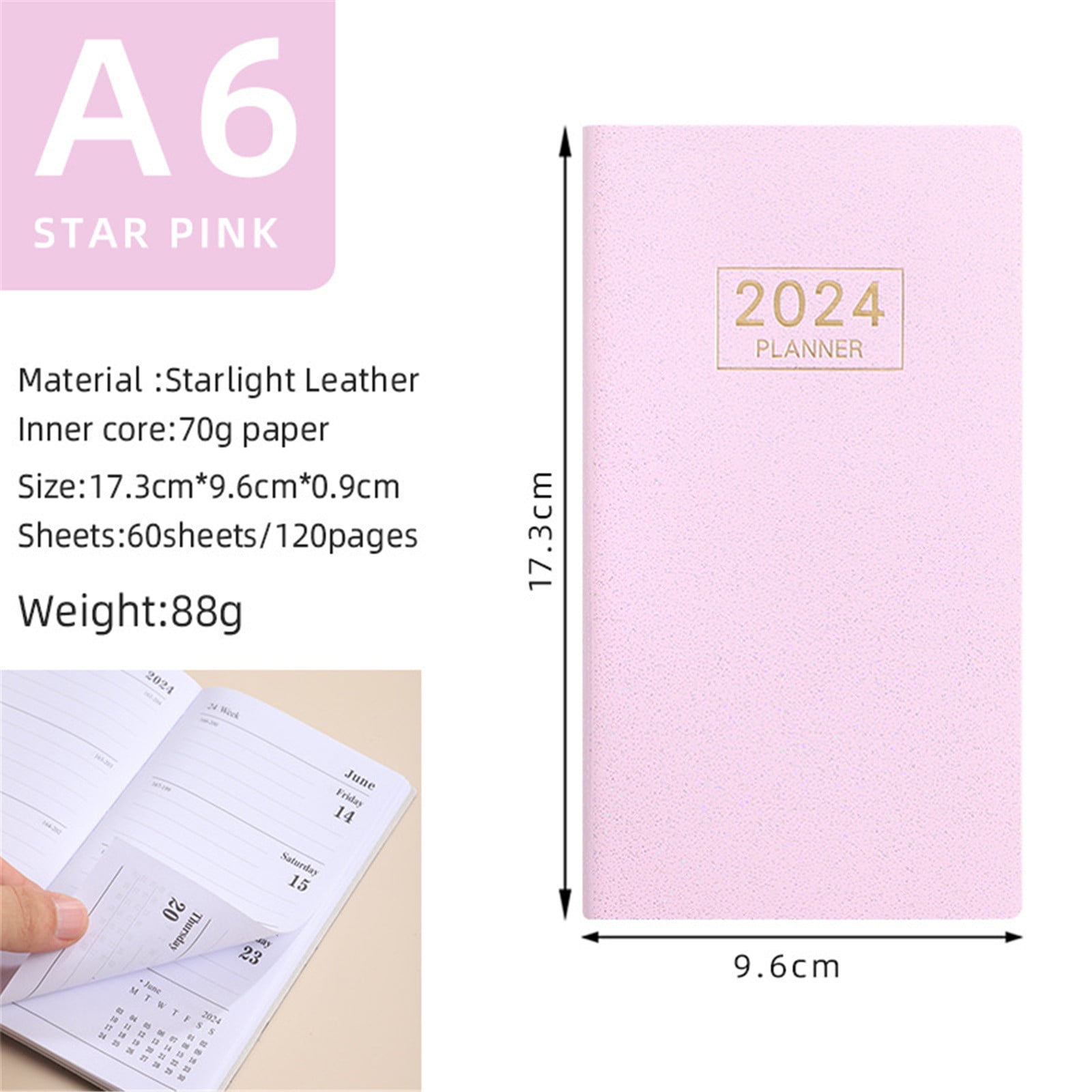 Notebook,Daily Planner Undated - A6 To Do List Notebook Schedules ...