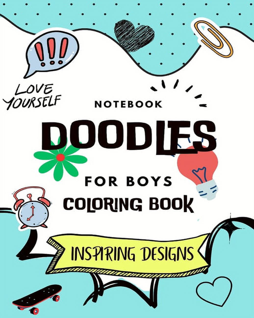 Notebook Doodles For Boys: Coloring and Activity Book (Design Originals ...