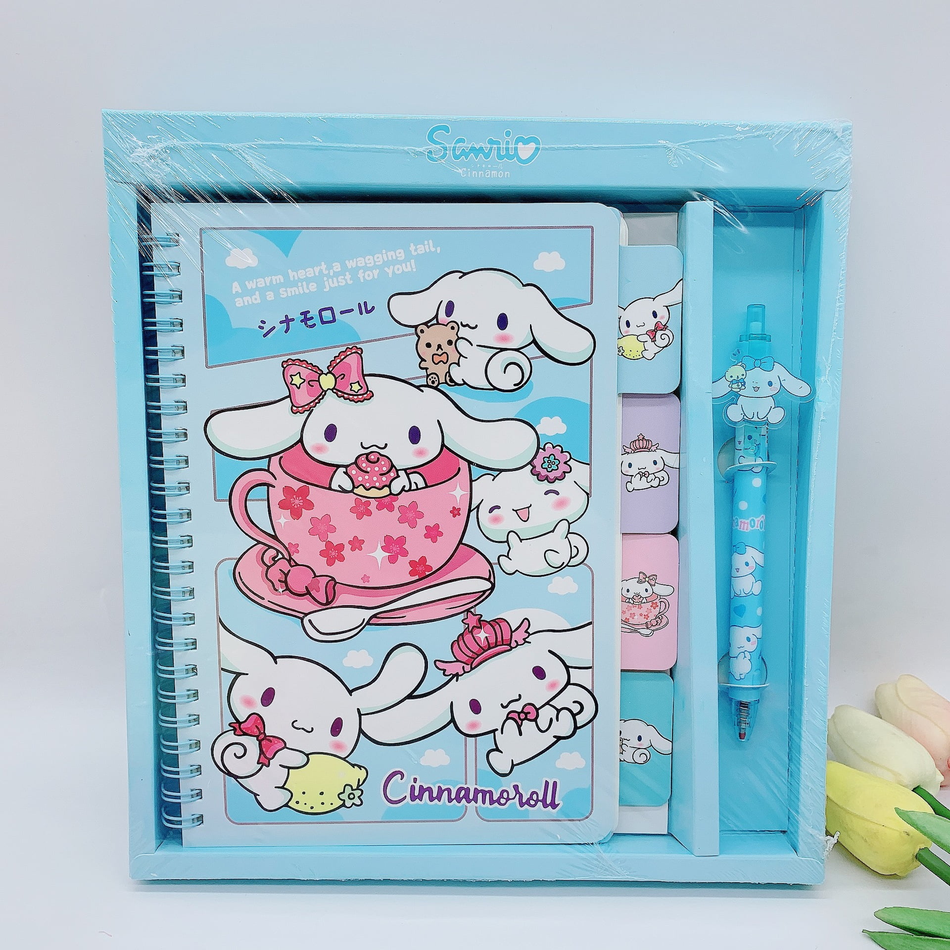 Notebook Gel Pen Set Melody Kuromi Pachacco Notepad Diary Planner ...