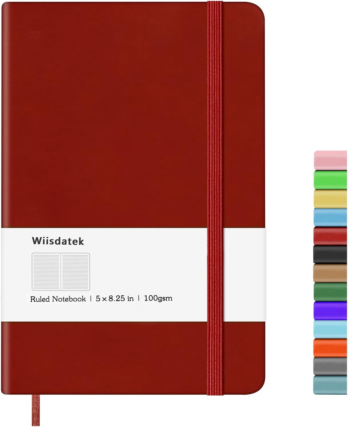 Notebook Journal, Lined Hard Cover,100Gsm Premium Thick Paper with ...