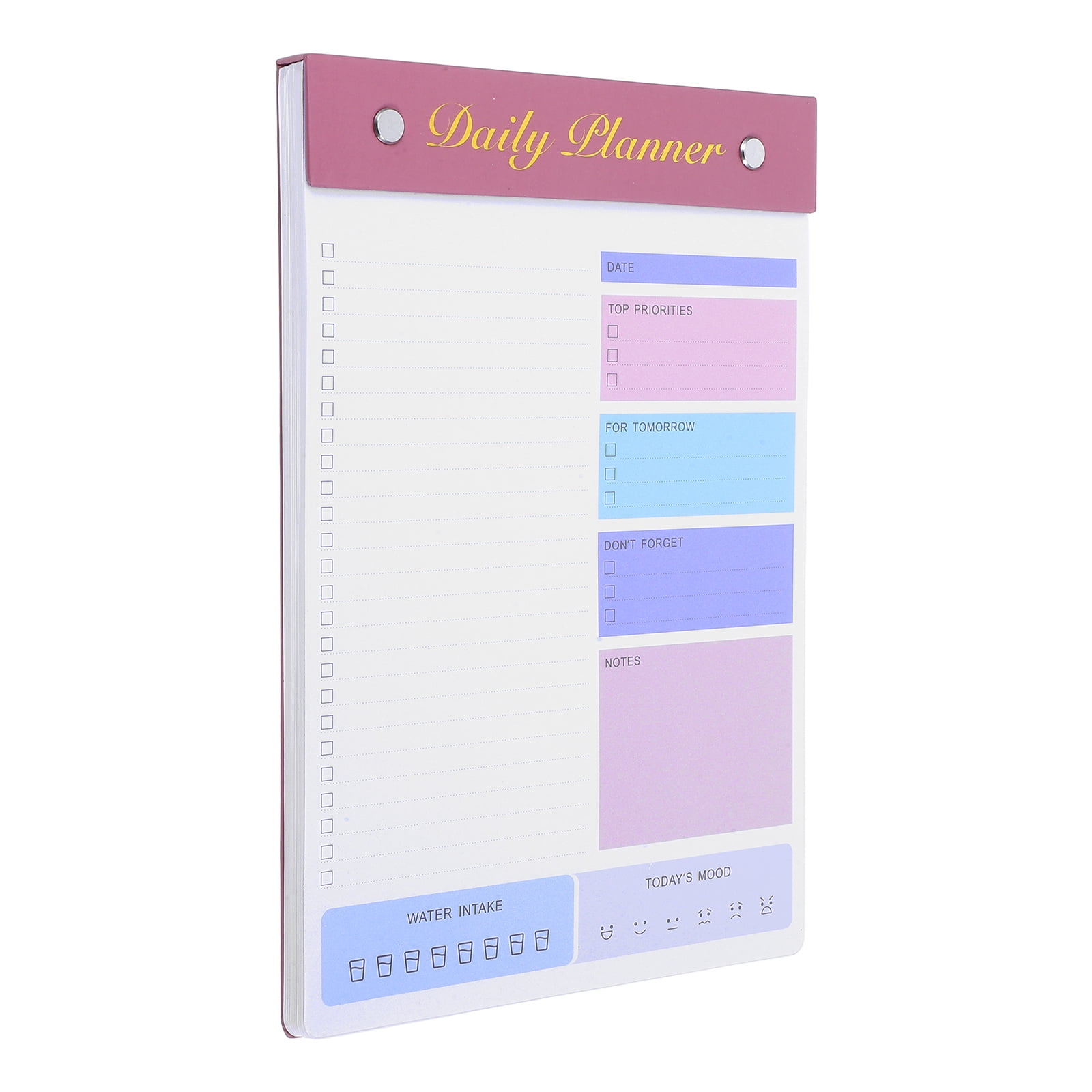 Notebook Label Decals Wall Card Calendar Simple Notepad Work - Walmart.com