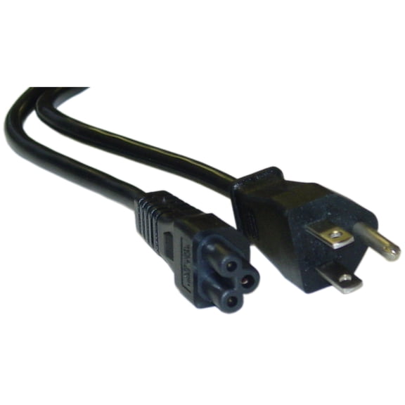 Notebook Laptop Power Cord, Nema 5-15P To C5, 3 Pin, 6 Foot: Computer ...