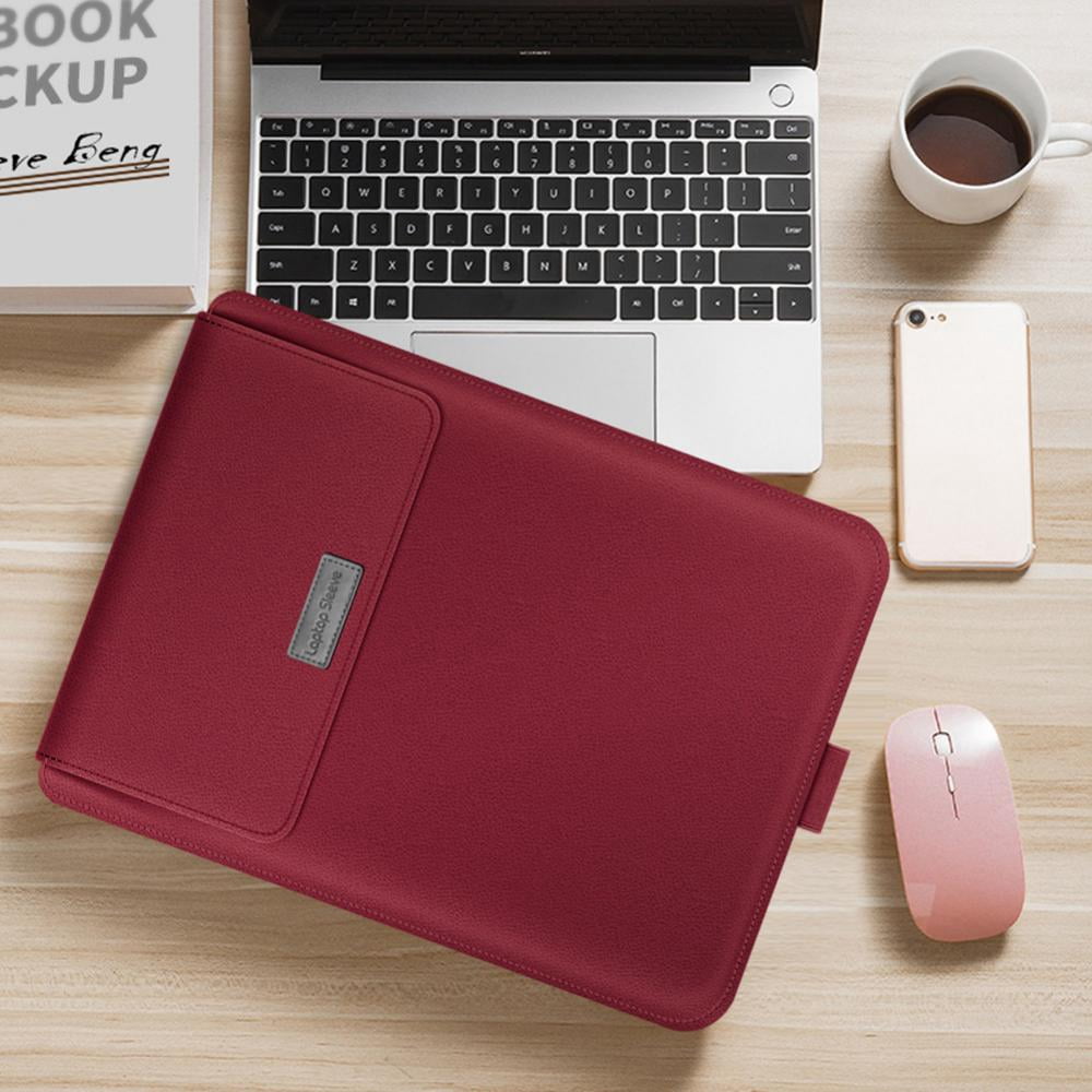 Notebook Liner Bag Can Be Portable Waterproof PU Leather Foldable Stand ...