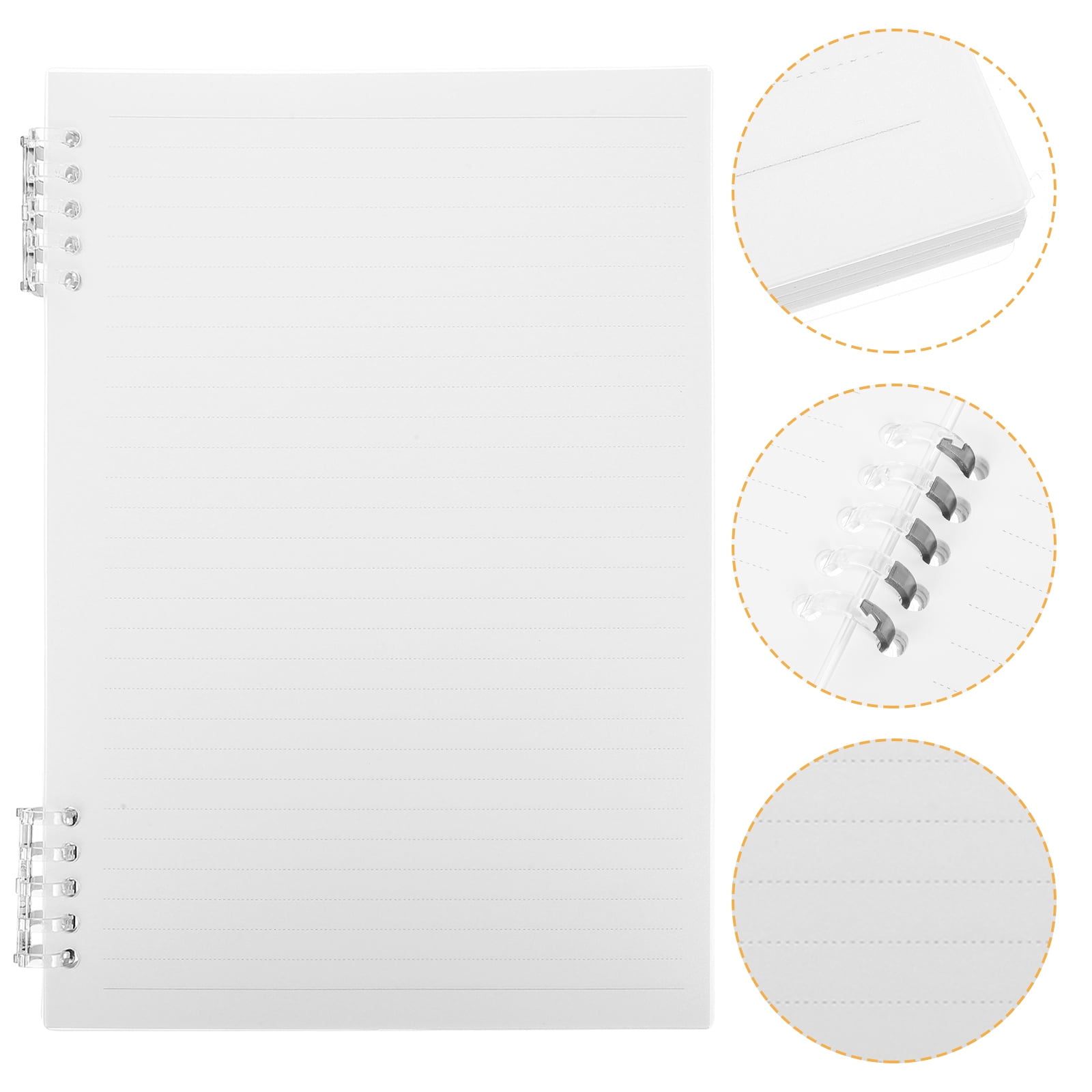 Notebook Memo Office Supplies Index Separator Page Horizontal Grid ...