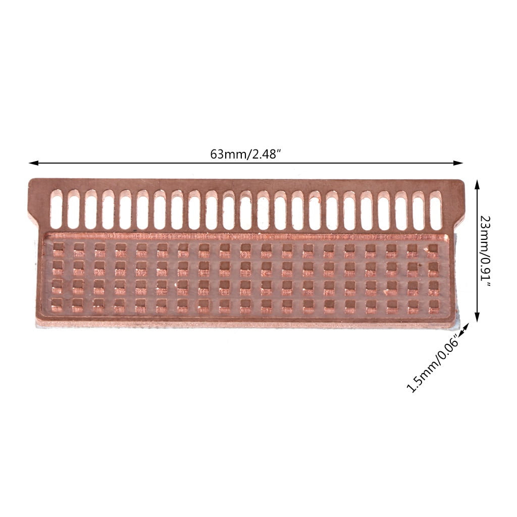 Notebook Memory Heat Sink Copper Heatsink Laptop Memory Chipset for DDR1 DDR2 DDR3 DDR4 CPU ...