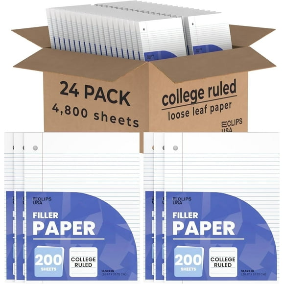 Loose Leaf Paper Wide Ruled