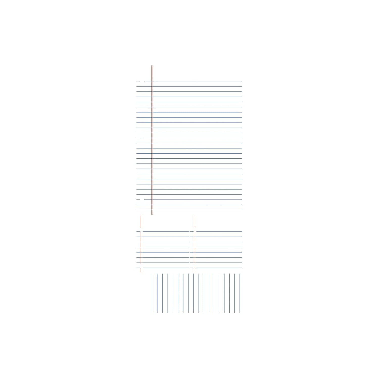 Notebook Paper Dry Erase Wall Decals - Walmart.com