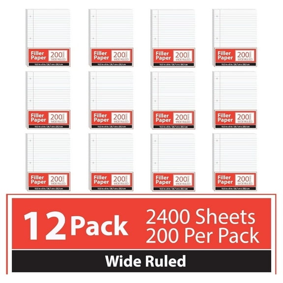 Loose Leaf Paper Wide Ruled