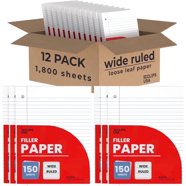 Oxford® College-Ruled, 3-Hole Punched, Loose-Leaf Filler Paper, 500 ...