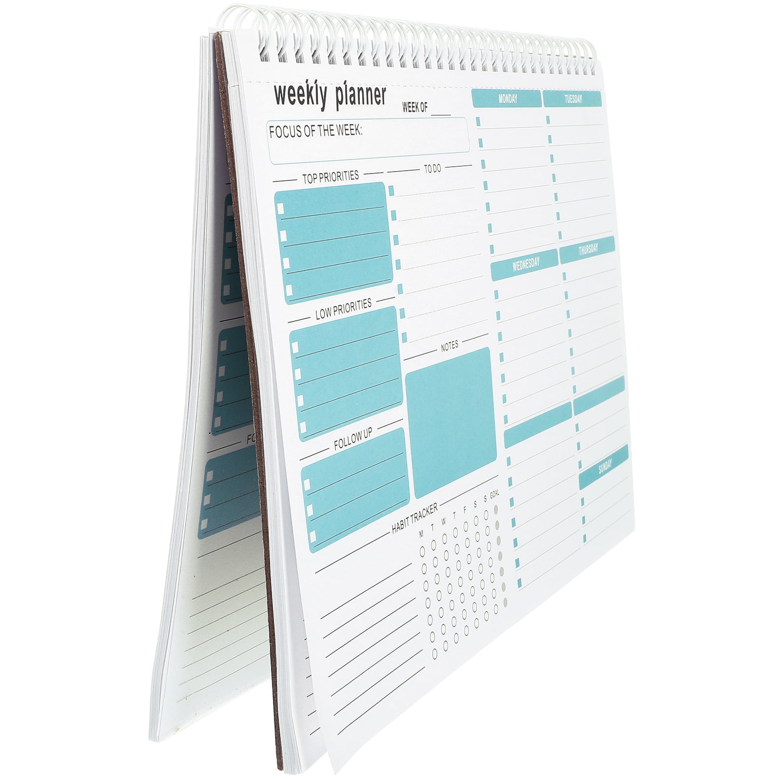 Notebook Plan Pad The List Calendar for Homeschool Date Notepad Daily ...