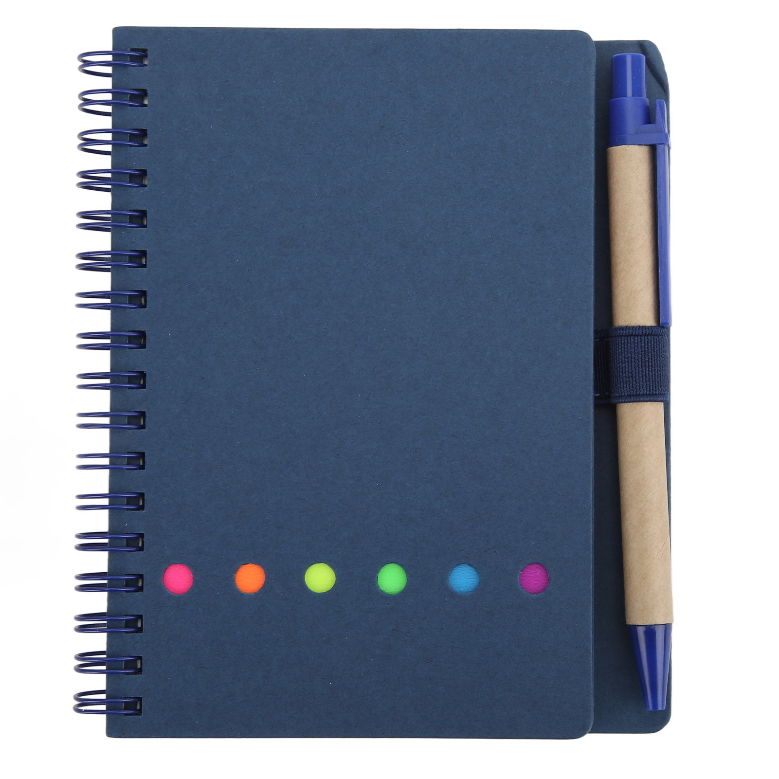 Notebook Portable Simple Double Coil Leather Notebook Student Notepad ...
