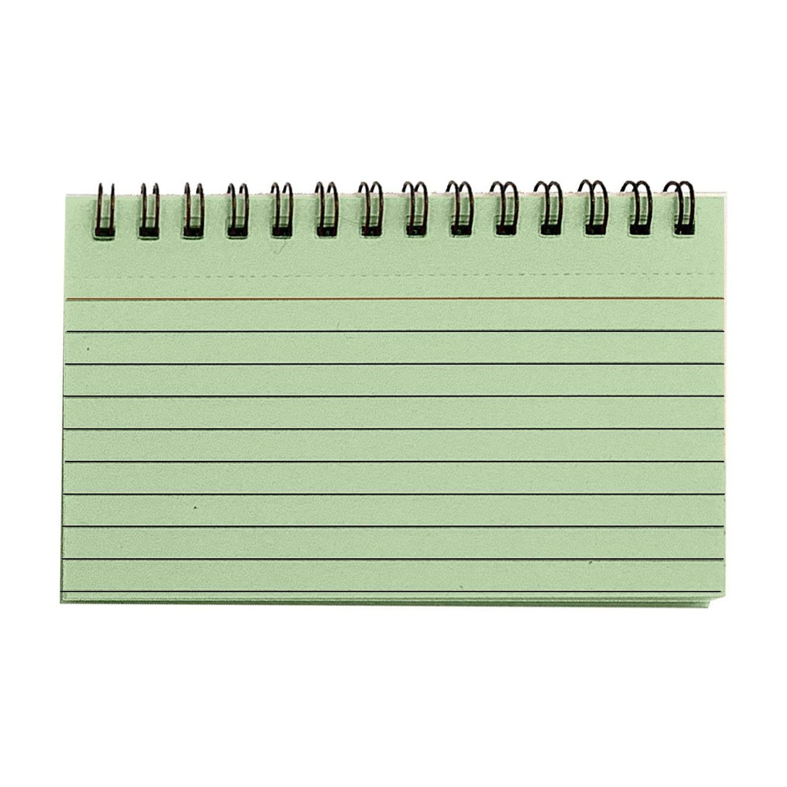 Notebook for Recording, Qyaukm 50 Pcs Ruled Index Cards, 9 Colors 3X5 ...