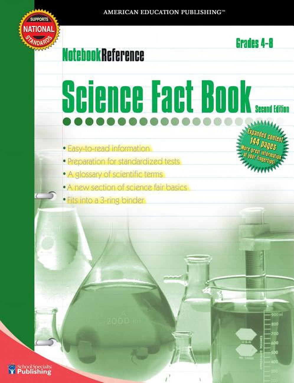Notebook Reference: Science Fact Book, Grades 4 - 8 : Second Edition ...