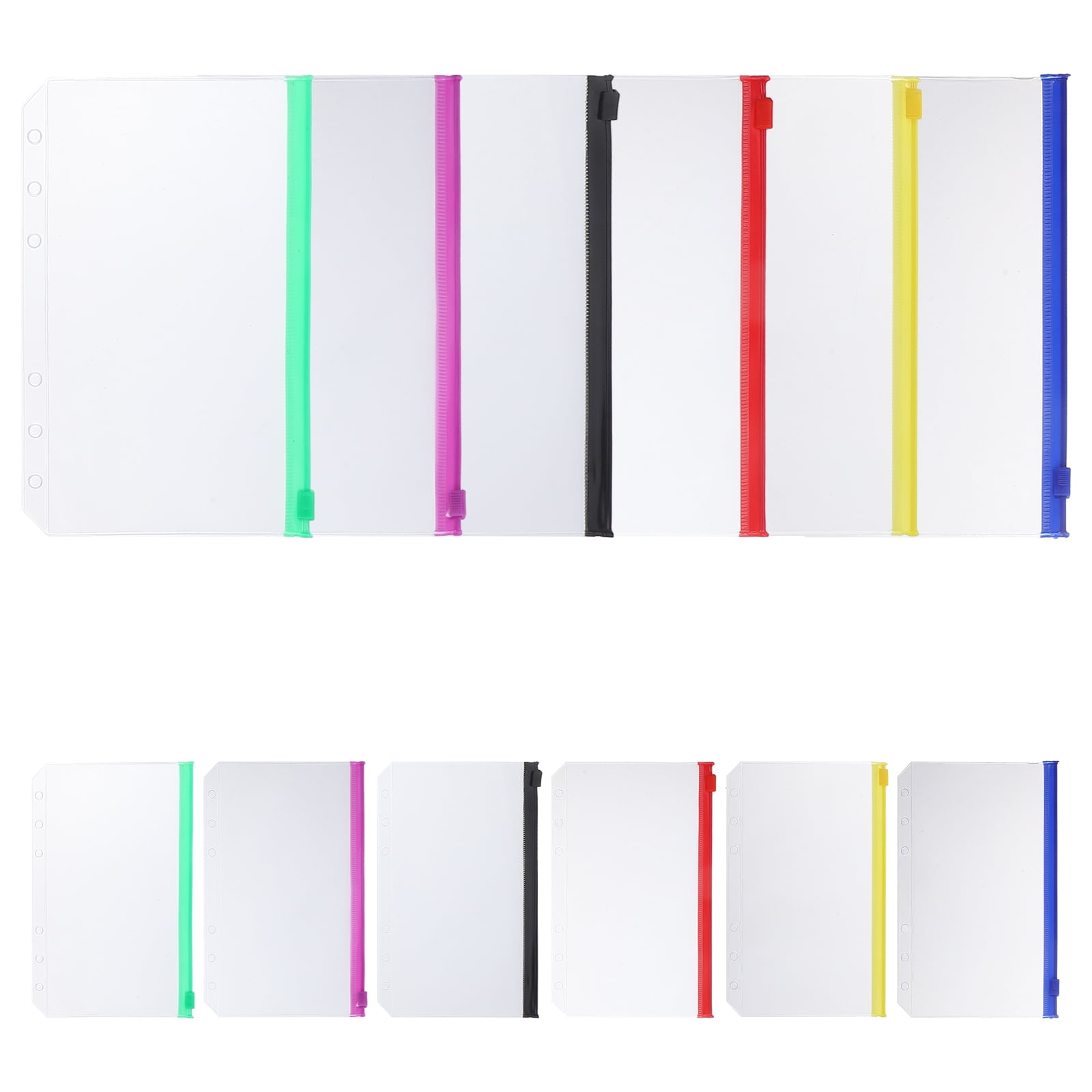 Notebook Storage Document Bag 12 Pcs Binder Pencil Pouch Budget Pocket ...