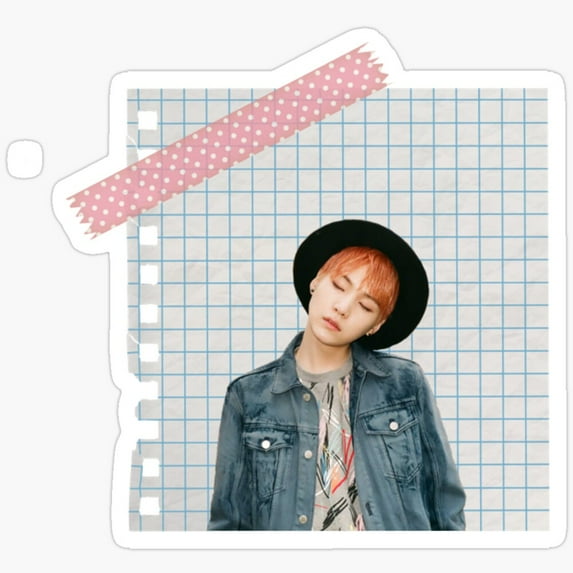 Notebook Yoongi Sticker Phone Decal Water Bottle Stickers Car Decals ...