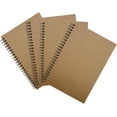 Notebooks A5 Lined 4Pcs College Ruled Journals Bulk Thick Paper for ...