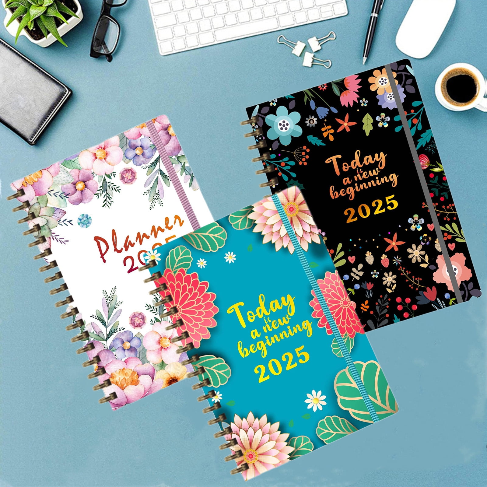 Notebooks for Work, Hwkond 2025-2026 Weekly And Monthly With Tabs ...