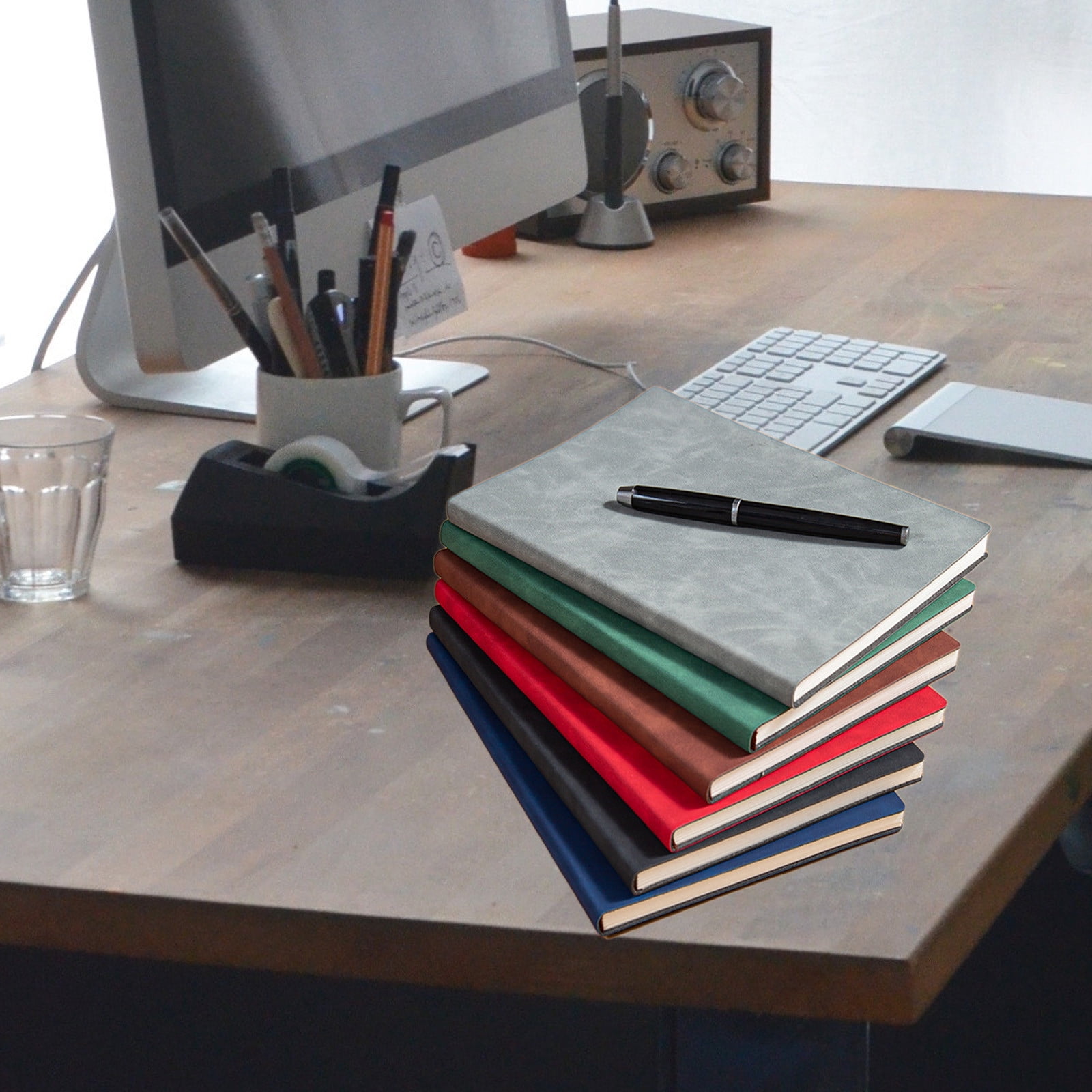 Notebooks for Work, Hwkond 2025 New Style Leather Planner Notepad ...