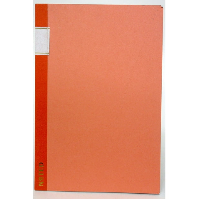 Noted by Post-It - Salmon Definitely Delightful 120 Page Lined Notebook ...