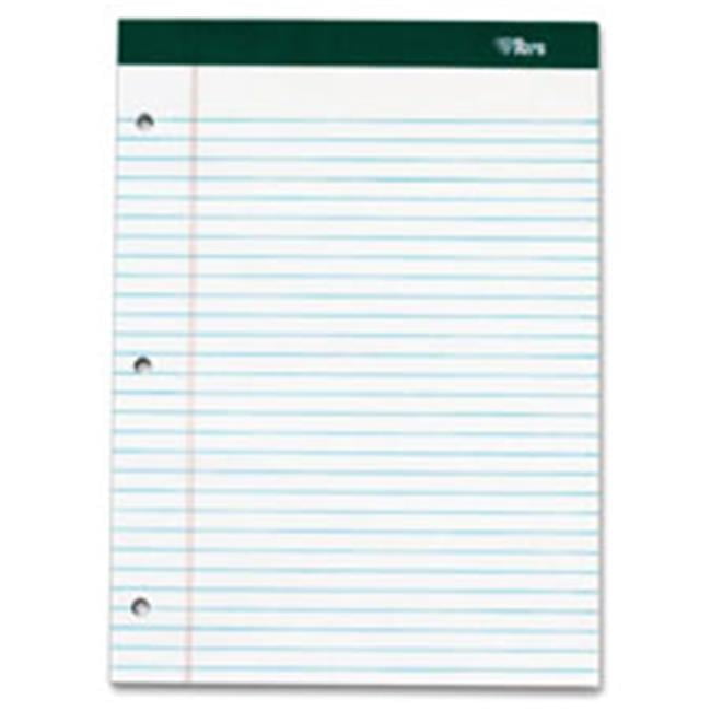 Notepad,Legal Rule,3HP,100 Sheets,8.5 in. x 11.75 in.,6-PK,WE - Walmart.com