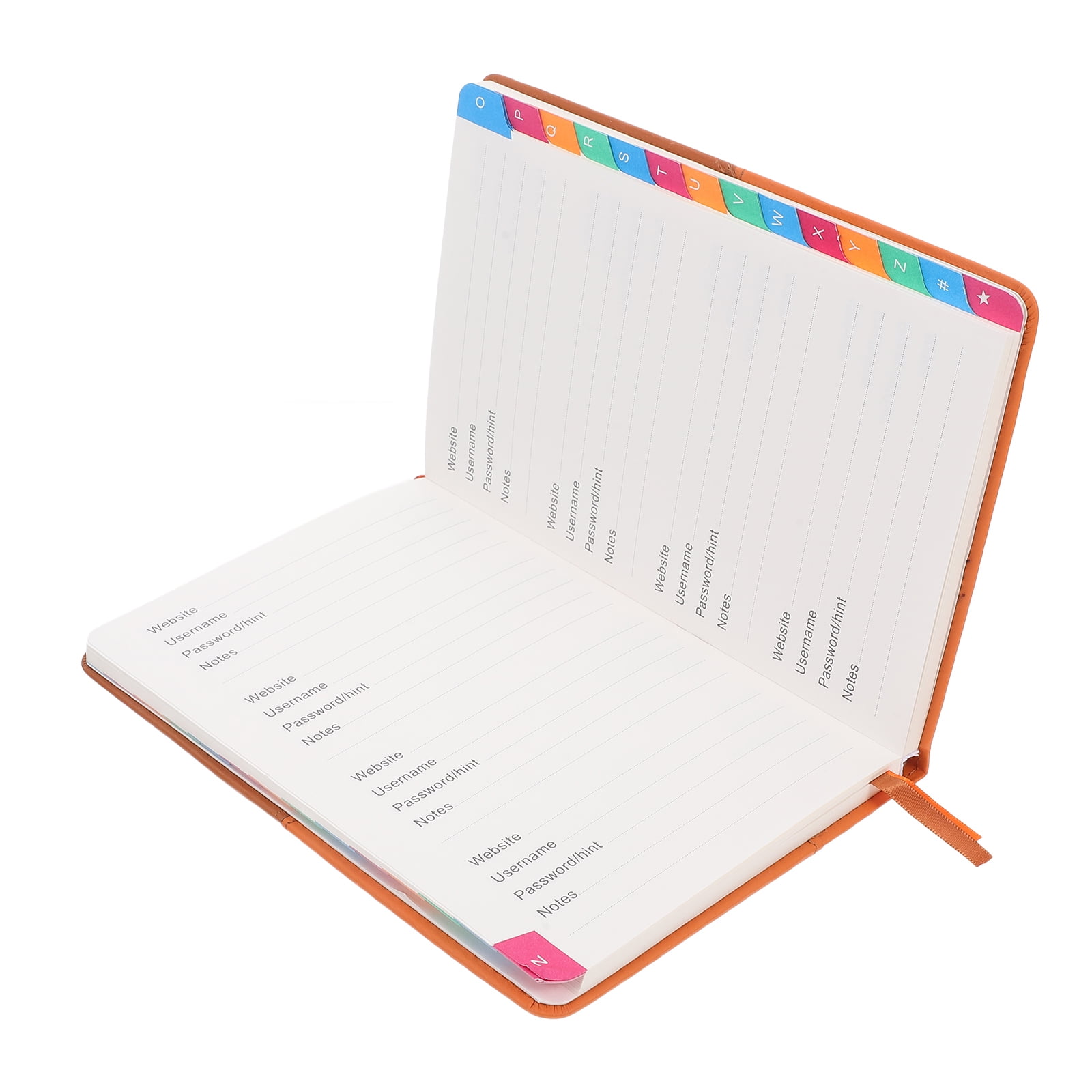 Notepad for Password Address Notebook with Alphabetical Tabs - Walmart.com
