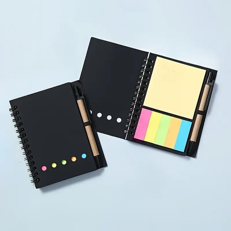 Notepad with Sticky Notes, Colored Index Tabs, Convenient Small Size ...