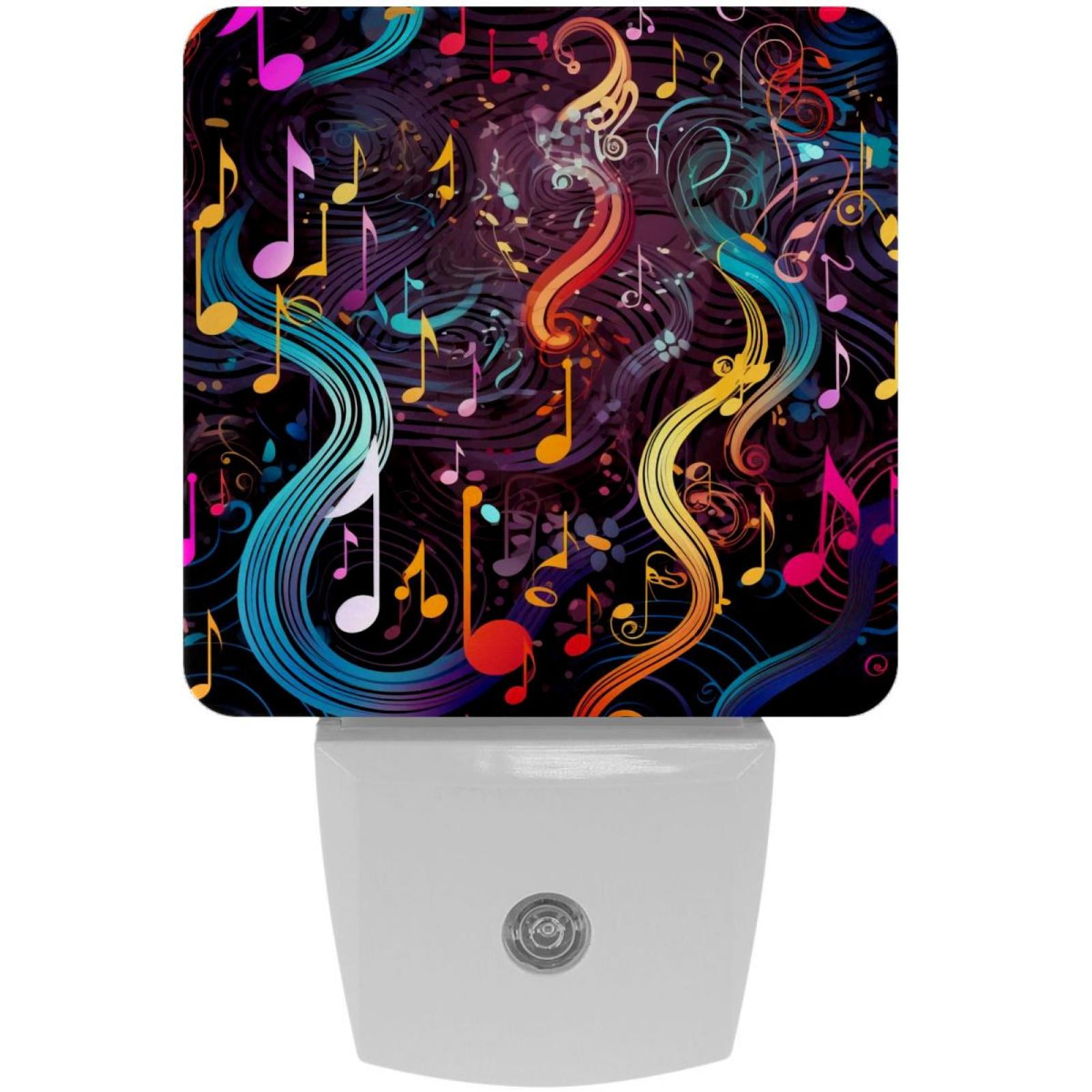 Notes LED Square Night Lights - Small and Bright Illumination for Your ...