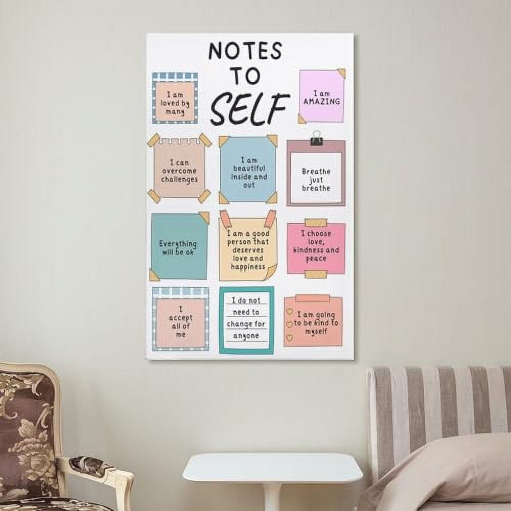 Notes to Self, Daily Affirmations, Teen Mental Health, Therapy Office ...