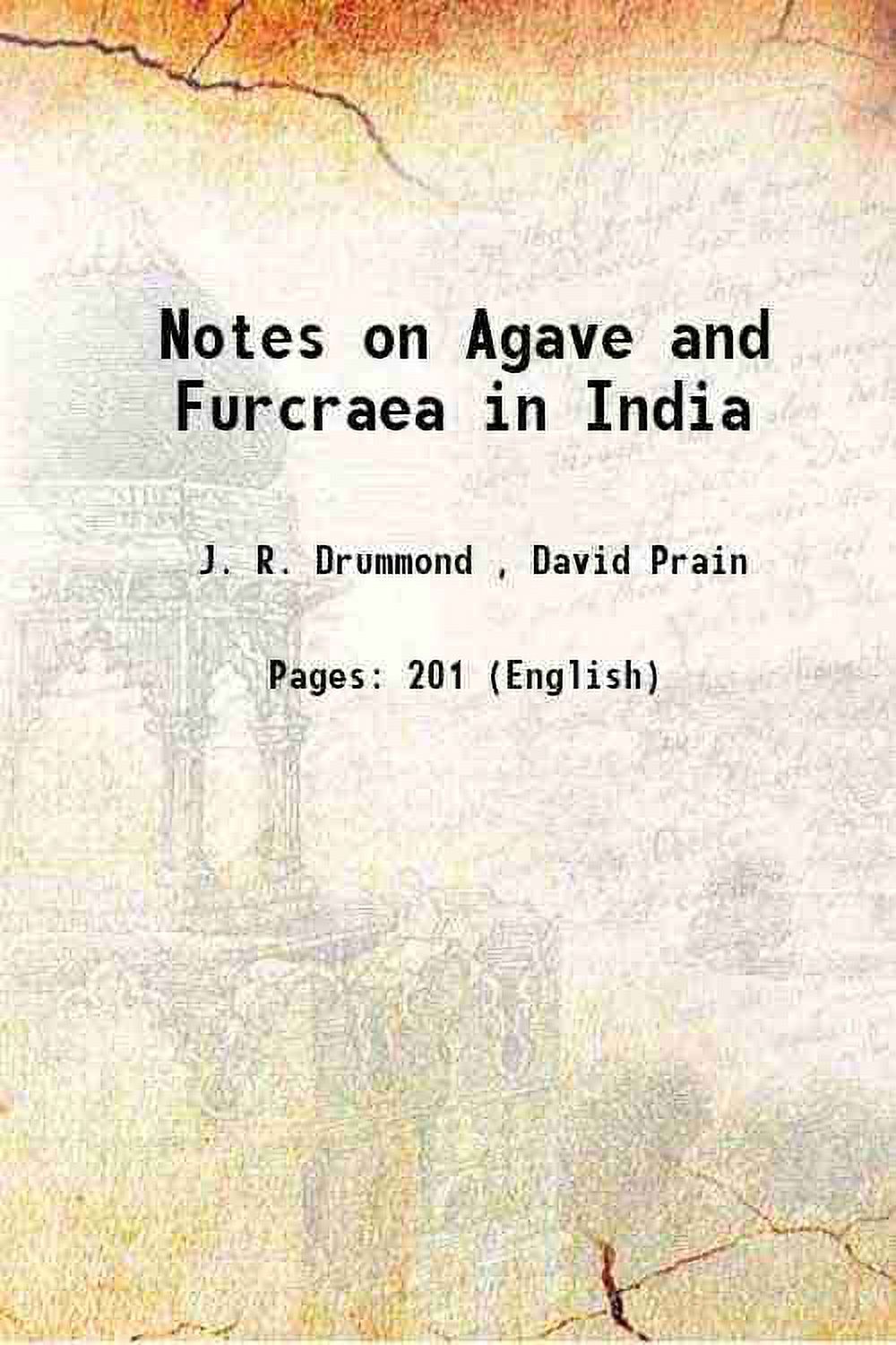 Notes on Agave and Furcraea in India 1906 - Walmart.com