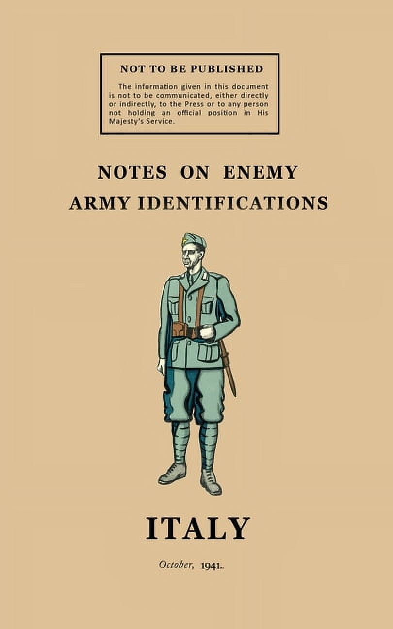Notes on Enemy Army Identifications: October 1941 (Paperback) - Walmart.com