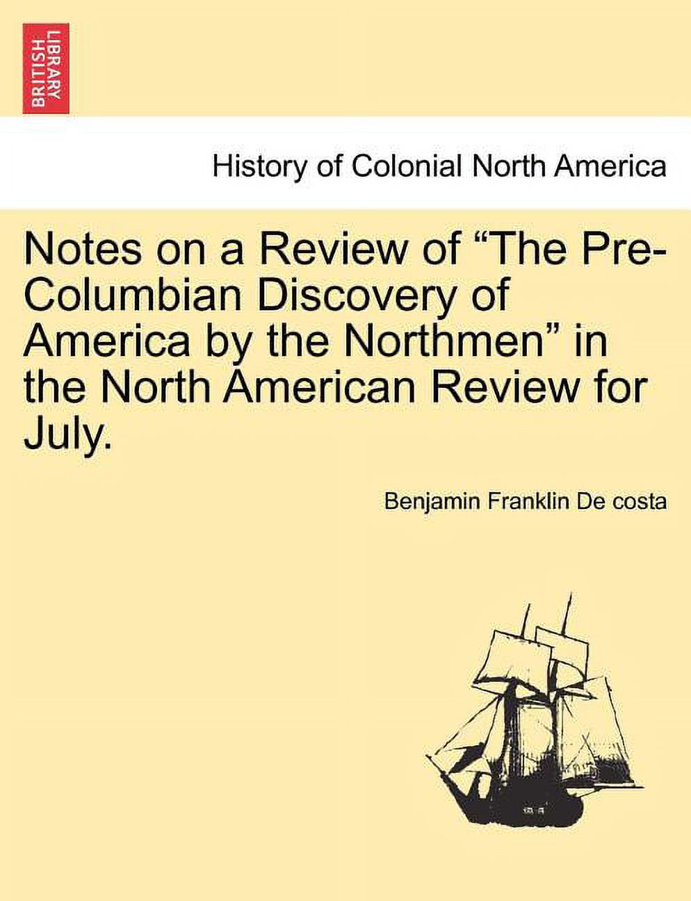 Notes on a Review of "The Pre-Columbian Discovery of America by the ...